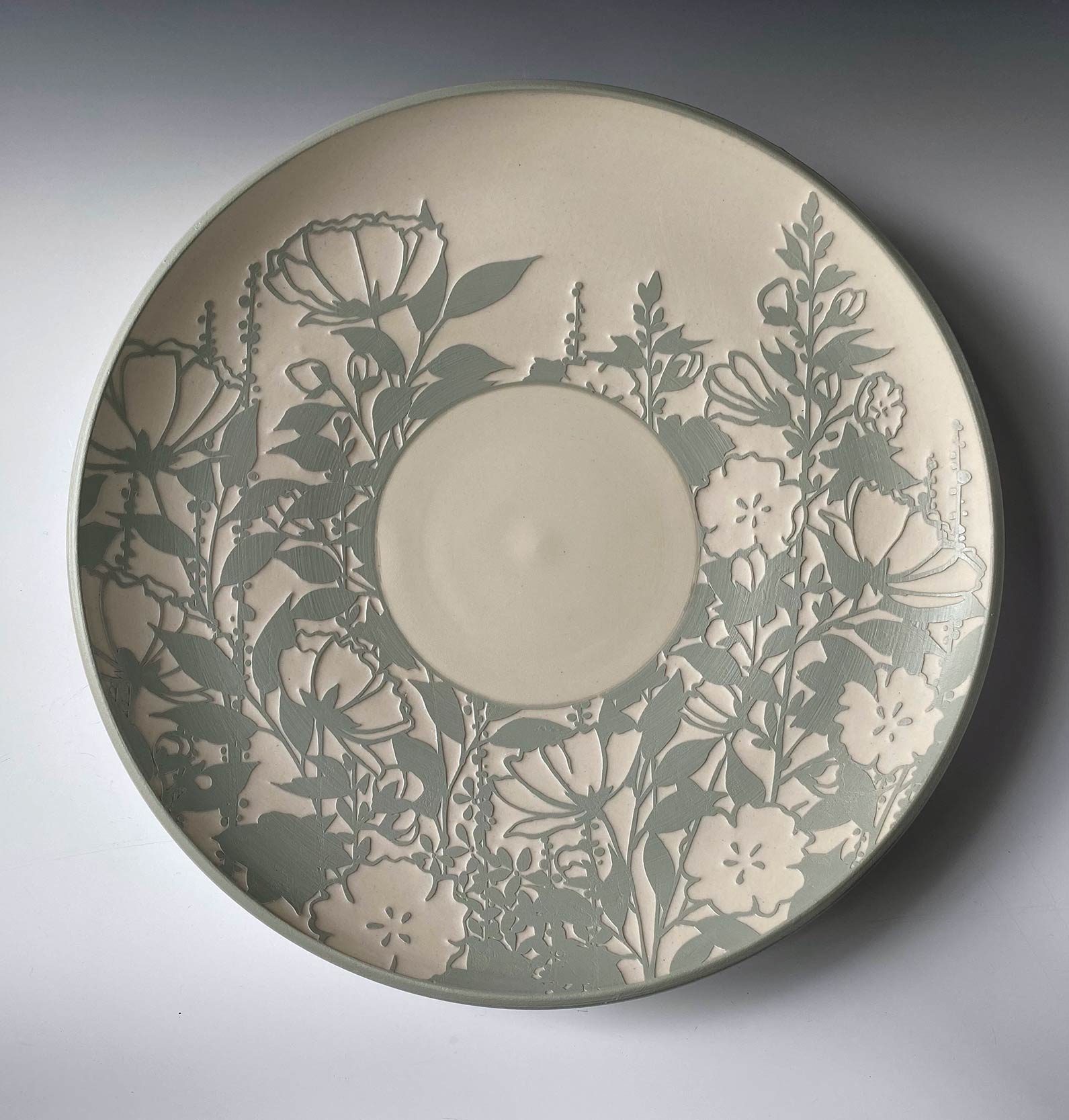 Etched Pottery - Katherine Hackl Pottery and Tiles