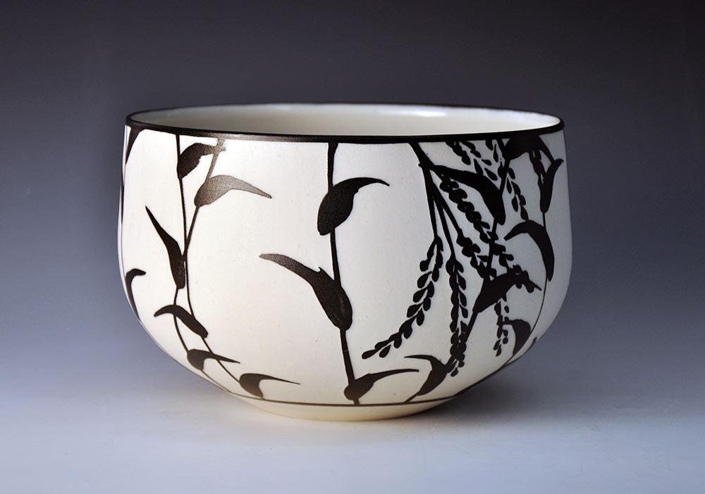 Etched Pottery - Katherine Hackl Pottery and Tiles