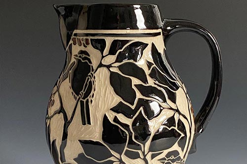 Sgraffito Pottery - Katherine Hackl Pottery and Tiles